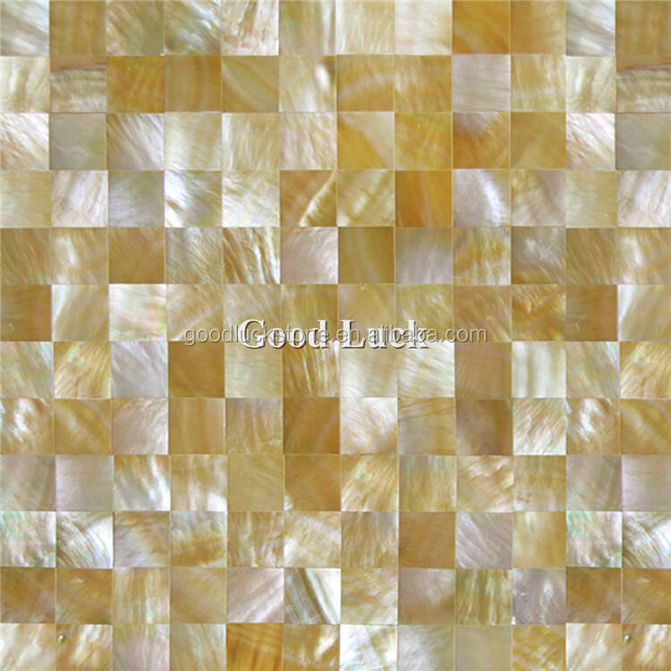 Luxury Design Shell Mosaic Freshwater Mother of Pearl Tile Iridescent Art Mosaic | Shell Mosaic ...